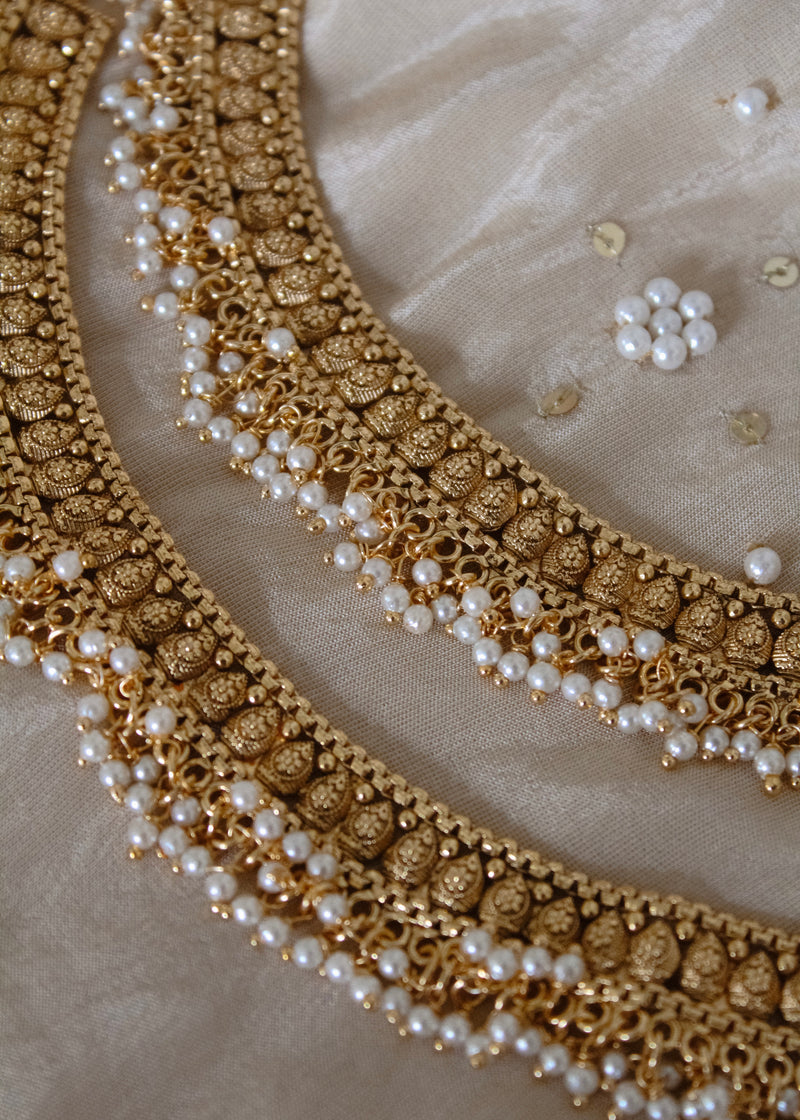 Gold inspired Anklets – Heer Collection Inc.